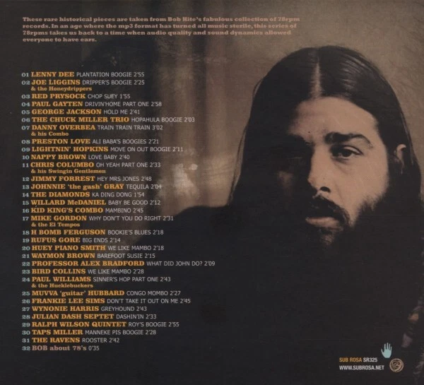 DR.BOOGIE PRESENTS - Bear Traces (Bob Hite Vaults V Cd Neuf EUR 37,98 ...