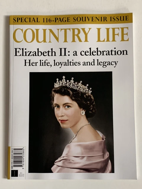 QUEEN ELIZABETH II Uk Country Life Special Souvenir Issue Magazine 2022 ...