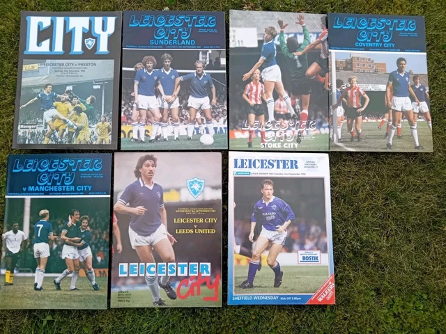LEICESTER CITY FC Job lot of 7 Programmes 1978-90 £3.30 - PicClick UK