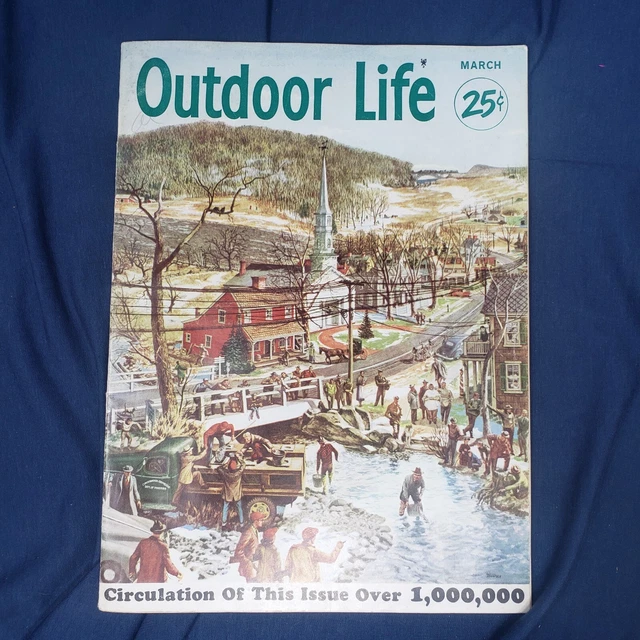 VINTAGE OUTDOOR LIFE magazine Great Cover & Ads - March, 1953 $28.00 ...