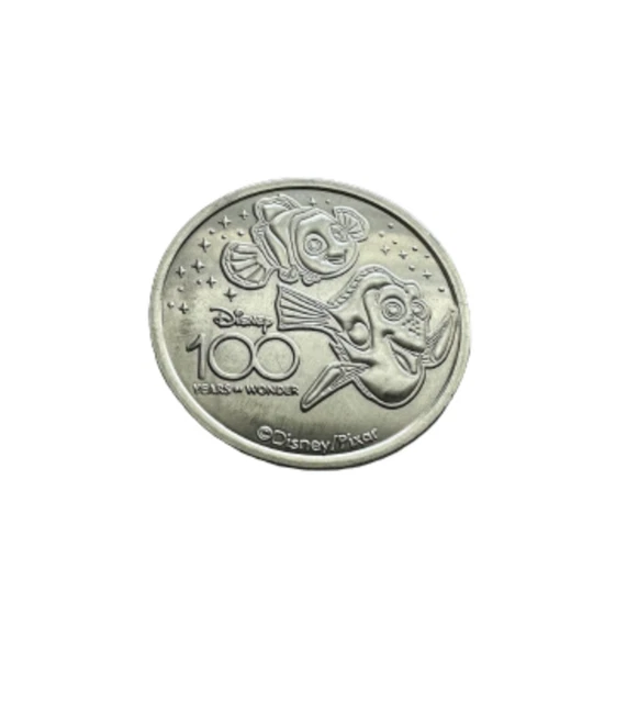 DISNEY 100 YEARS of Wonder Finding Nemo Dory Coin Medallion New £9.42 ...
