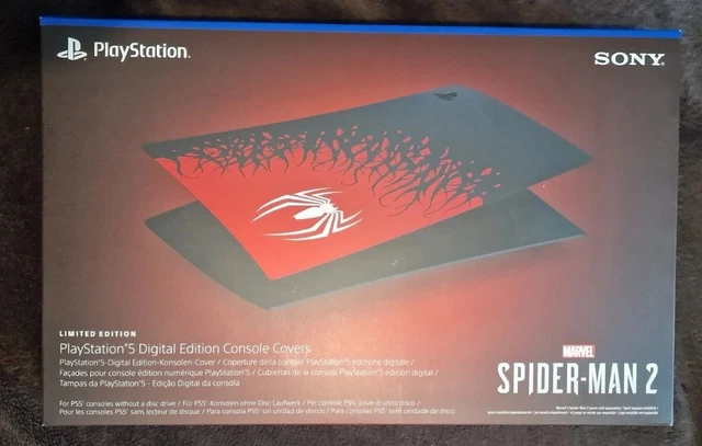SPIDER MAN 2 Limited Edition Ps5 Digital Console Cover Plates New And ...