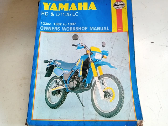 YAMAHA DT125LC MK1 Mk2 Mk3 Rd125Lc Genuine Haynes Workshop Manual 82 To ...