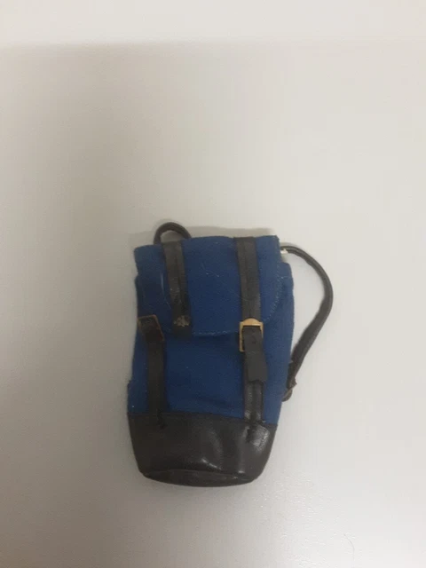 VINTAGE ACTION MAN Mountaineer & Mountain Rescue Blue Rucksack Rare £8. ...