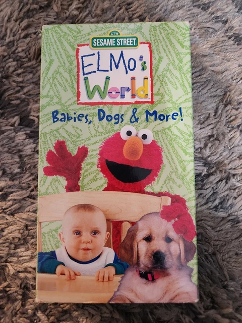 SESAME STREET ELMO’S World Babies Dogs More VHS Not Tested EUR 10,19 ...