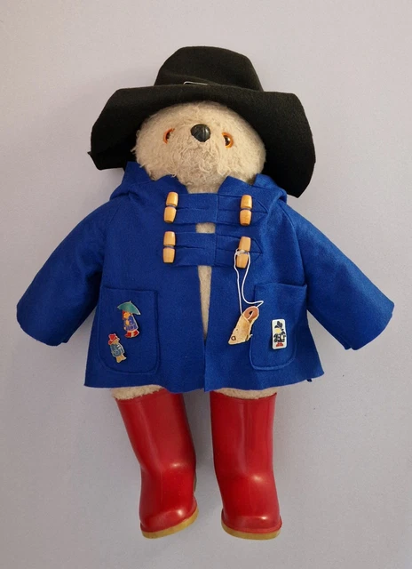 VINTAGE 1972 GABRIELLE Designs Paddington Bear With Original Dunlop ...