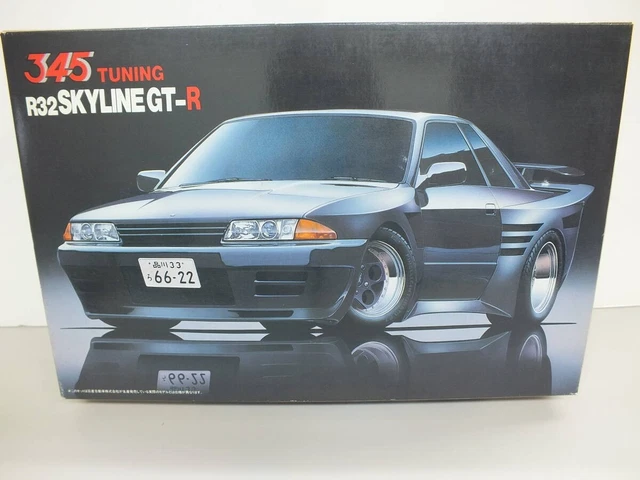 FUJIMI 1/24 345 Tuning R32 Skyline GT-R Modellbausatz ungebaut EUR 109 ...