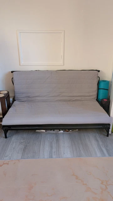 IKEA FUTON DOUBLE Bed Metal Frame £26.68 - PicClick UK