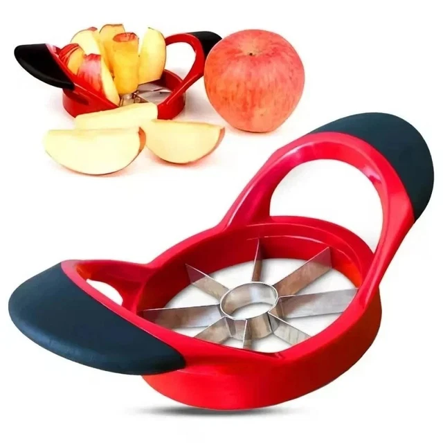 APPLE SLICER CORER Stainless Steel 8 Wedges Slice Fruit Cutter Divider ...
