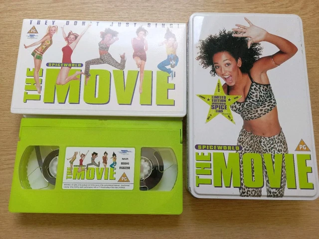 SPICE GIRLS SPICEWORLD The Movie Rare Scary Spice Mel B Tin VHS Vintage ...