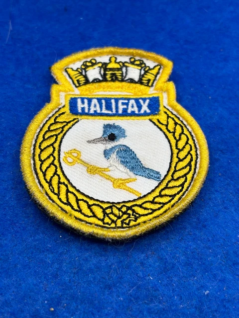 ROYAL CANADIAN NAVY ships crest HMCS Halifax $8.50 - PicClick CA