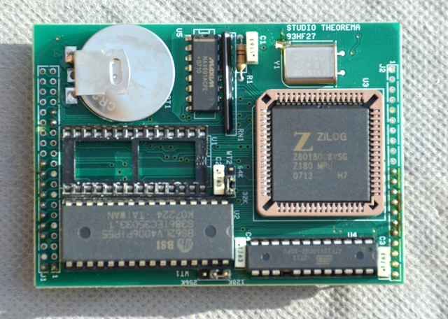 Scheda Andcoreand A Microprocessore Zilog Z180 Con Schema Senza Prezzo Di Riserva Eur 400