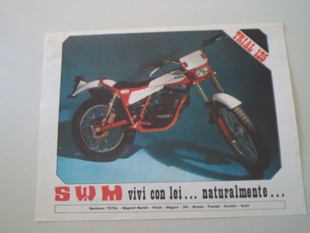 ADVERTISING PUBBLICITÀ 1978 MOTO SWM TRIAL 125 EUR 5,00 - PicClick FR