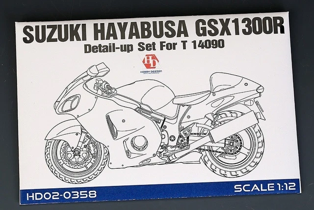 HOBBY DESIGN SUZUKI Hayabusa GSX 1300R Detail Up Set für Tamiya 14090 ...