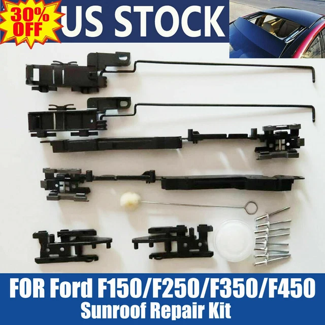 SUNROOF TRACK ASSEMBLY Repair Kit for Ford F150-450 Super Duty 00-17 ...
