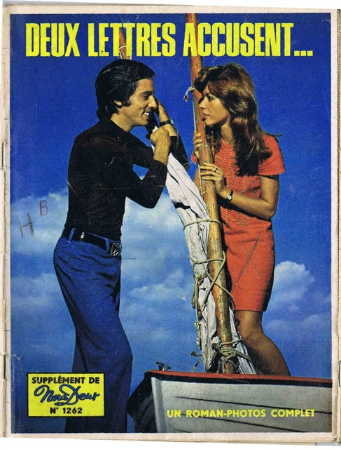 ROMAN-PHOTOS DEUX LETTRES accusent Lucky Luke 1972 Supplément Nous deux ...