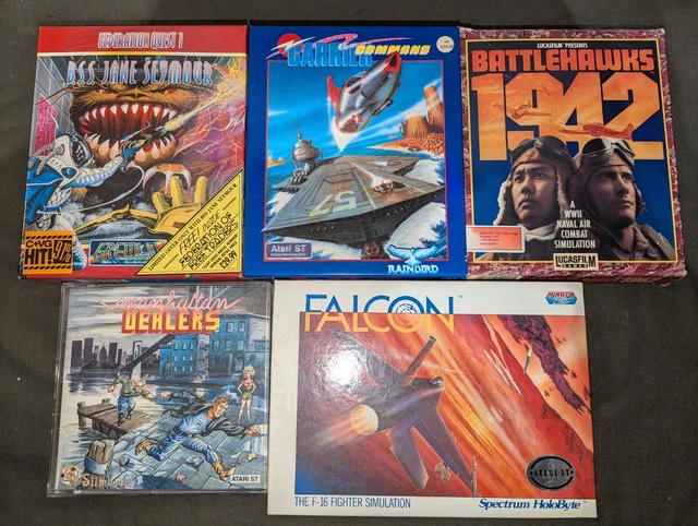 FIVE BOXED ATARI St Games On Floppy Disk #2 £37.01 - PicClick UK