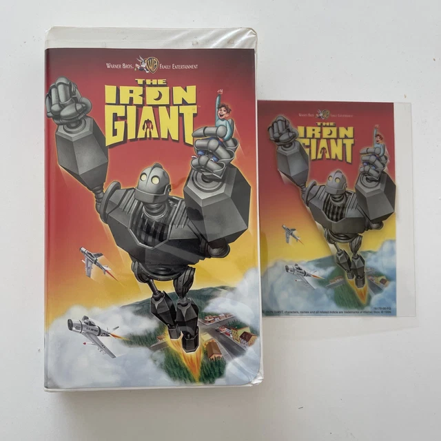 THE IRON GIANT (VHS, 1999, Clamshell), Warner Bros US NTSC £18.10 ...