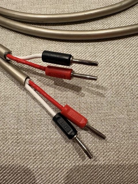 LINN K200 SPEAKER cables 1.4m pair. Terminated with Banana Plugs £89.99 ...