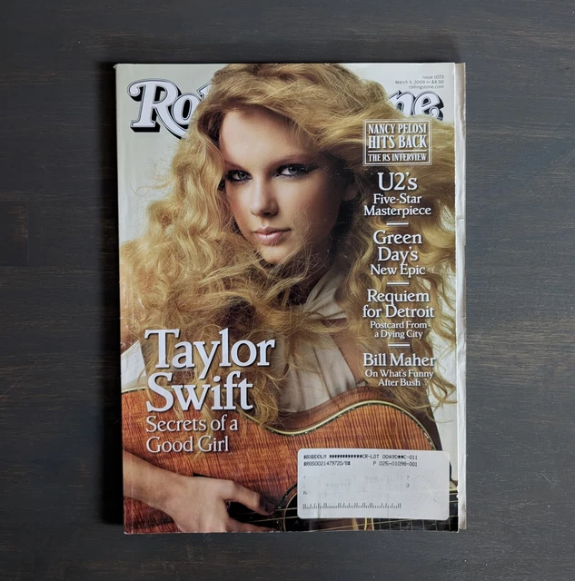TAYLOR SWIFT ROLLING Stone Magazine March 5, 2009 Some Water Damage £18 ...