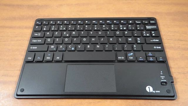 WIRELESS KEYBOARD AZERTY Layout Tablet Laptop Tv Portable Keyboard ...