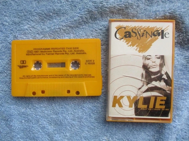 WHAT DO I HAVE TO DO Cassette cassingle single tape KYLIE MINOGUE ...