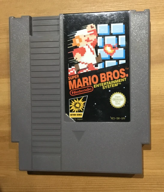 NINTENDO NES GAME Super Mario Bros, PAL A Vintage, Retro, Video Game £ ...
