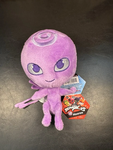 MIRACULOUS LADYBUG NOOROO Plush Soft Toy by ZAG – Purple Kwami – New ...