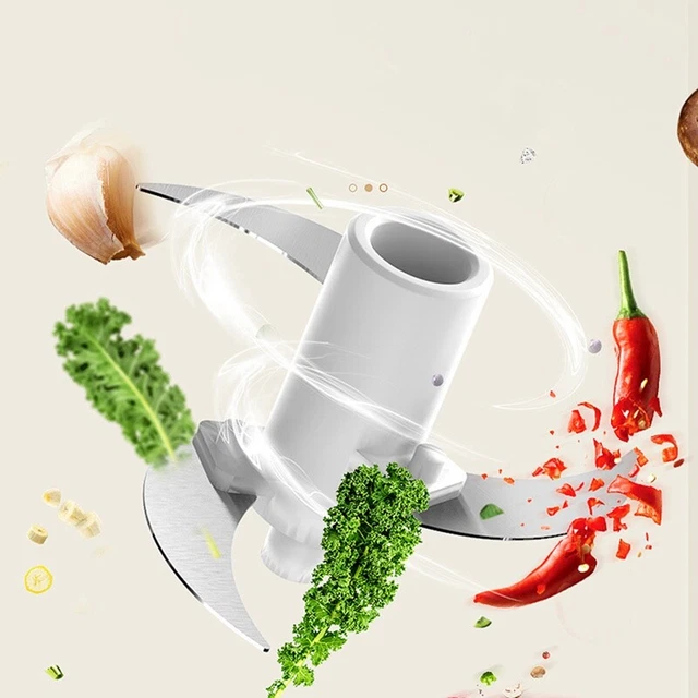 ELECTRIC GARLIC PUREE Grinder, Food Chopper, Meat Grinder, Mini Press ...