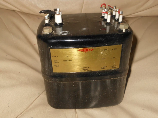 PARMEKO TRANSFORMER 6000/81 From Military Vintage Radio £170.00 ...