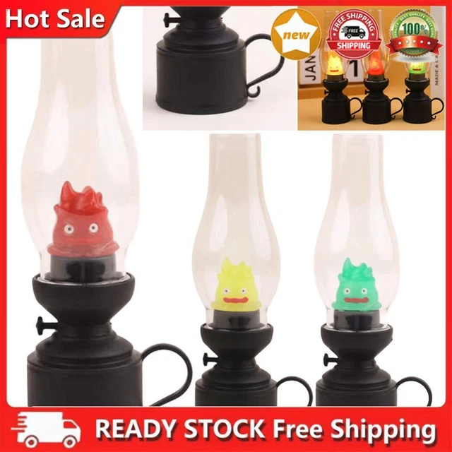 CALCIFER VINTAGE NIGHT Light Retro Table Lamp Creative for Bedroom ...