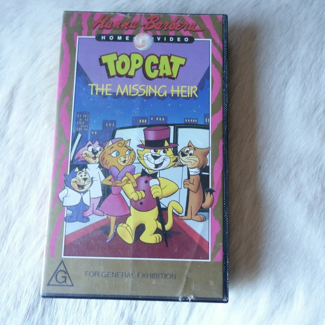 TOP CAT MISSING Hier VHS 1989 Vintage TOP CAT Tv Show VHS TOP CAT VHS ...