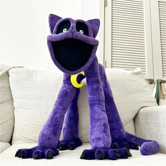 SMILING CRITTERS PLUSH Toy, Stuffed Animal Monster Doll,Purple Cat ...