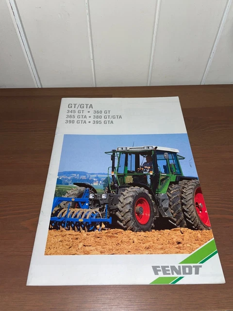 BROCHURE PROSPEKT PROSPECTUS TRACTEUR FENDT GT/GTA tractor-traktor-john deere-ih EUR 6,99 ...