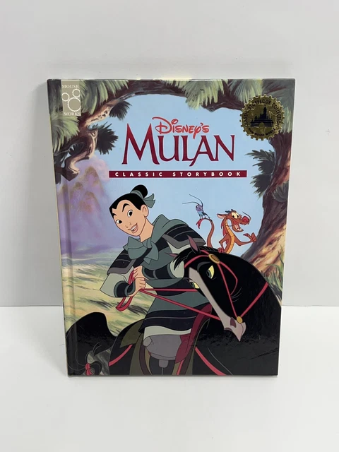DISNEY'S CLASSIC STORYBOOK Collection Mulan 1998 Hardcover Book Mouse ...