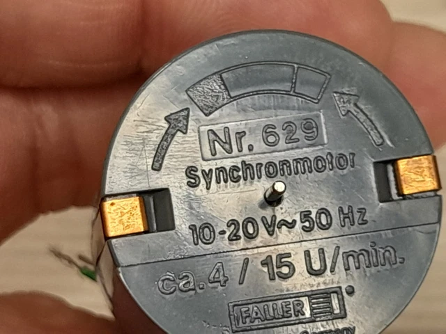 FALLER 629 SYNCHRONMOTOR MOTOR H0 N KIRMES Getestet EUR 15,35 - PicClick DE