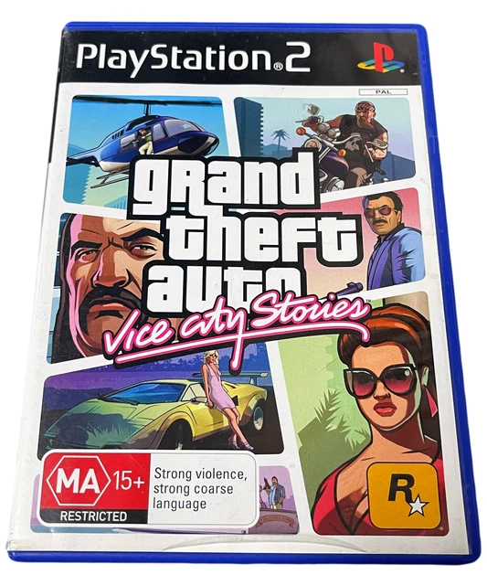 GRAND THEFT AUTO Vice City Stories Sony PS2 PAL *Complete Manual & Map ...