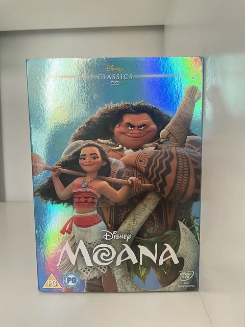 DISNEY CLASSICS 55 Moana DVD with O Ring Slipcover Sleeve DVD £3.95 ...