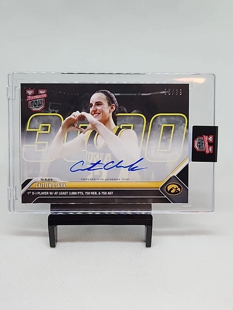 CAITLIN CLARK BOWMAN U NOW/99 3000pts #158 SU SCHEDA AUTO EUR 799,61 ...