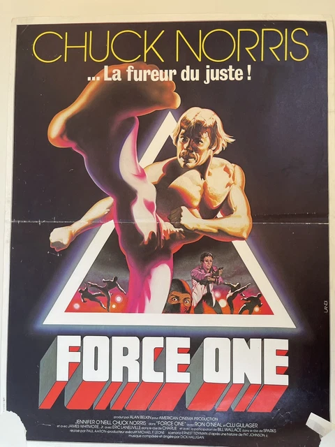 AFFICHE DE CINÉMA d'époque du film: FORCE ONE de 1979 (40x60cm) EUR 9 ...
