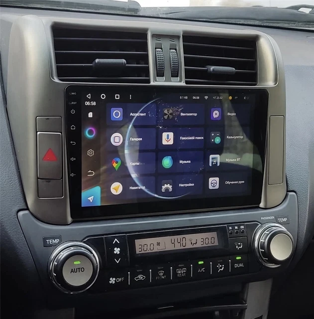 WIRELESS APPLE CAR Play And Android Auto Head Unit For Toyota Prado ...