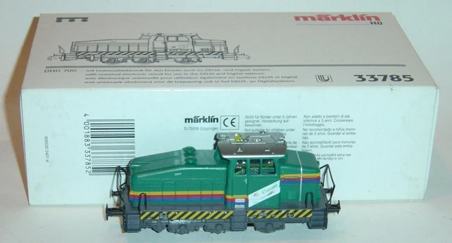 MARKLIN HO, LOCOMOTORA Diesel Dhg 700 "Clariant" Ref.33785 ¡Digital ...