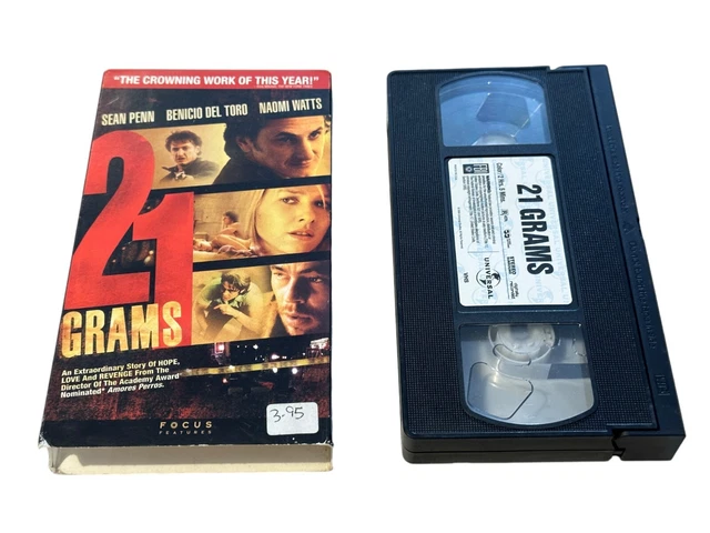 21 GRAMS (VHS, 2003) Benicio Del Toro Naomi Watts Crime Thriller £7.60 ...