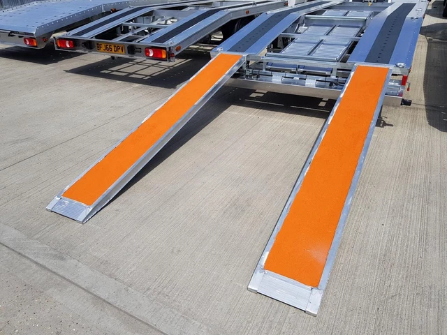 RECOVERY TRUCK CAR Transporter Aluminium Loading Ramps 260cm x 34cm £ ...