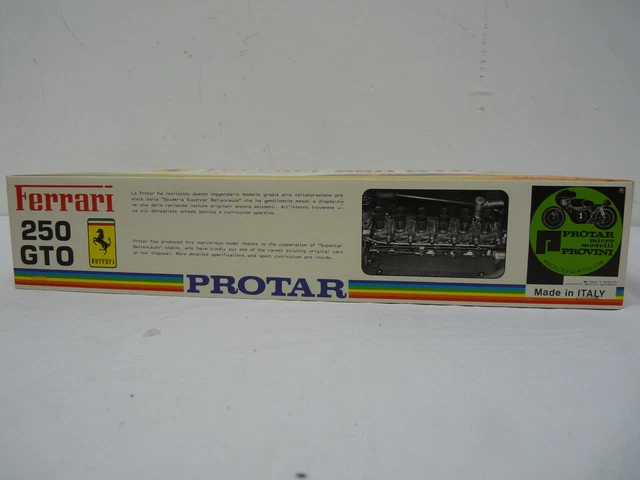 KIT PROTAR FERRARI 250 Gto Scale 1/24 Metal Model 204 - New - Mint EUR ...