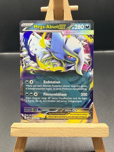 POKÉMON TCG MEGA Absol Ex 086/132 Mega Entwicklung Deutsch Nm EUR 4,99 ...