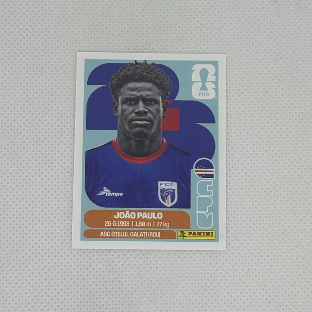 2026 PANINI FIFA World Cup | Joao Paulo Cabo Verde CPV 8 | Sticker! $2. ...