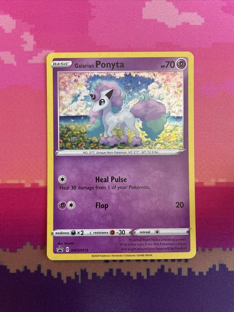 POKEMON CARD GALARIAN Ponyta SWSH013 General Mills Holo Near Mint £12.50 - PicClick UK