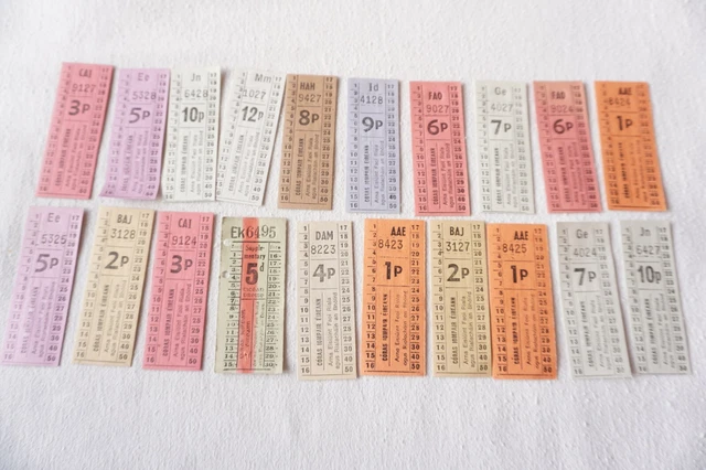 CIE IRELAND IRISH Bus Tram Ticket x20 Ref A £14.99 - PicClick UK