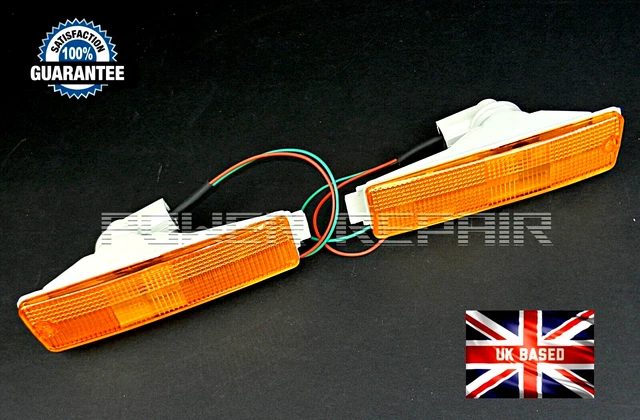FOR VOLKSWAGEN GOLF Mk2 Big Bumper 1990-92 Amber Front Indicators Light ...